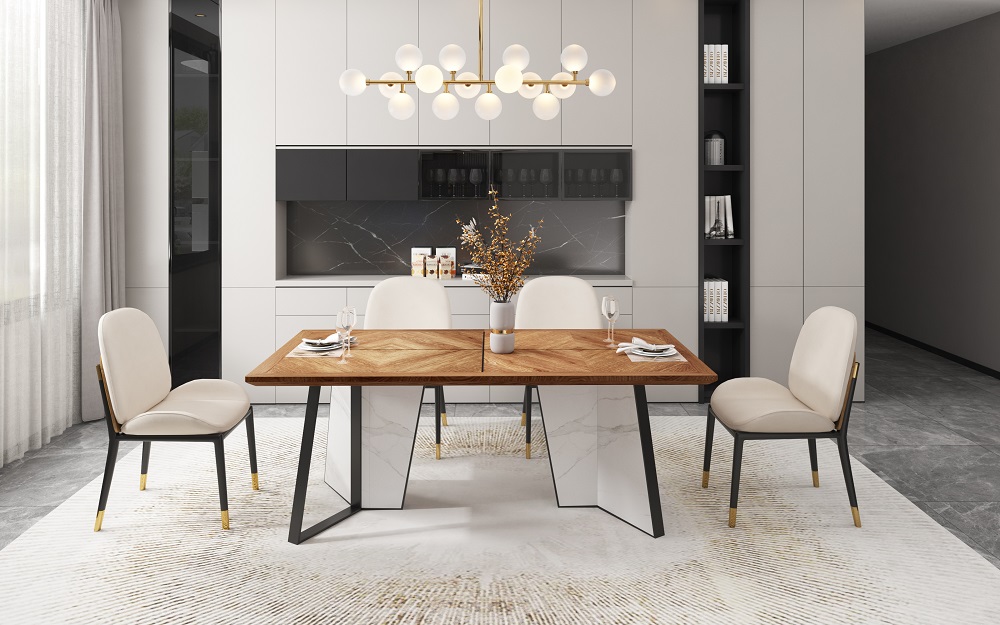 14 Gorgeous Modern Dining Tables for 6 or 10 in 2023 - POVISON Blogs