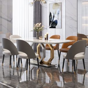 14 Gorgeous Modern Dining Tables for 6 or 10 in 2023 - POVISON Blogs